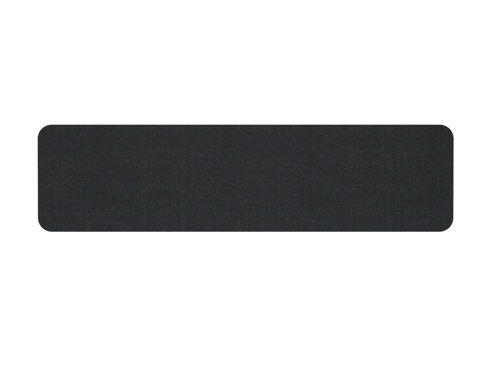 Desk Mounted Black Eco Panel Screen - 1800mm