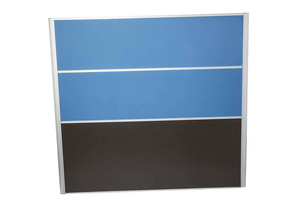 Rapid Desk Screen System - 1650 High x 1500 Wide - Blue