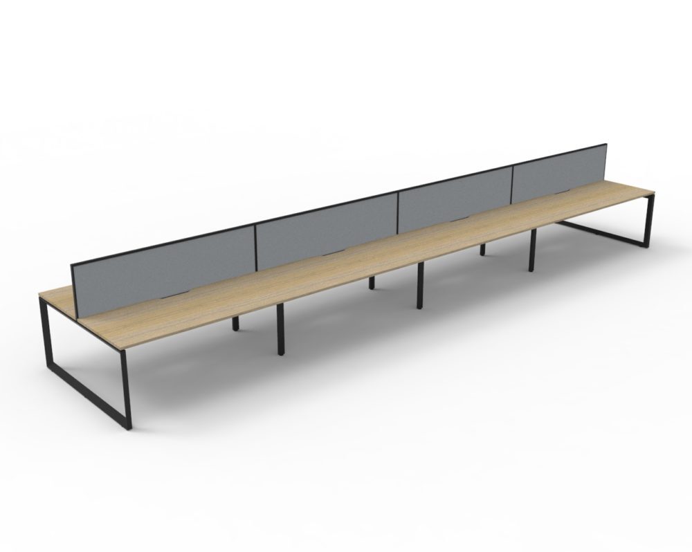 Deluxe Rapid Infinity 8 Double Sided Desk With Screen Frame